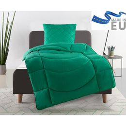 my home Steppbett + Kopfkissen &raquo;Microlux, Bettdecke 135x200 cm, 155x220 cm&laquo; Set mit Kissen 40x80 cm, 80x80 cm, Sommer, Herbst, Winter in 4 Farben...