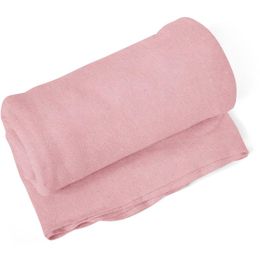 SETEX Wohndecke &raquo;Melange&laquo; machen Sie sich oder Ihren Liebsten eine Freude mit der Kuscheldecke. rosa Baumwolle, Polyester