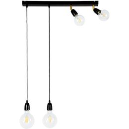 BRITOP LIGHTING Deckenleuchte »Porcia« E27 1 Stk. Dekorative Leuchte aus Ceramik, passende LM E27- exkl., Made in Europe schwarz/goldfarben