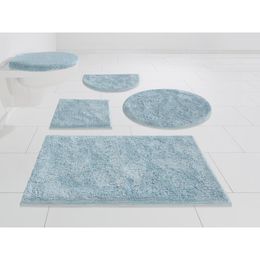 my home Badematte &raquo;Jos, Badvorleger, Badezimmer Teppich&laquo; H&ouml;he 22 mm rutschhemmend beschichtet fu&szlig;bodenheizungsgeeignet schnell trocknend Badematten in