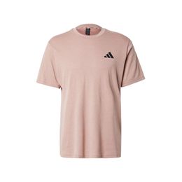 adidas Performance Funktionsshirt 'Train Essentials Feelready Novelty' Herren Gr&ouml;&szlig;e XS altrosa / schwarz