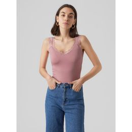 V&eacute;ro Moda VERO MODA Spitzentop &raquo;VMROSA SL TOP JRS NOOS&laquo; Nostalgia Rose XL (42) XL (42) Tanktop von Vero Moda