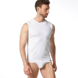 Bruno Banani Unterhemd &raquo;CHECK LINE 2.0 TANK TOP&laquo; wei&szlig; karo 4S 4S Tank Top CHECK LINE 2.0 TANK TOP von Bruno Banani, stoffummantelter Bund