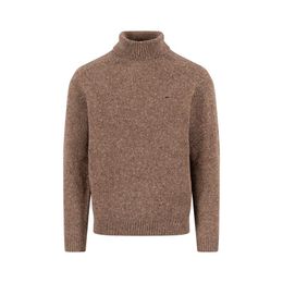 Fynch-Hatton Herren Fynch-Hatton Rollkragenpullover im Strick-Look meliert L