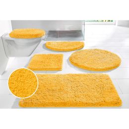 my home Badematte &raquo;Sanremo, Badvorleger, Badezimmer Teppich, sehr weich&laquo; H&ouml;he 30 mm rutschhemmend beschichtet fu&szlig;bodenheizungsgeeignet schnell 