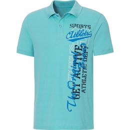 John Devin Herren Poloshirt t&uuml;rkis Gr&ouml;&szlig;e M (48/50)