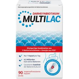 Multilac Darmsynbiotikum magensaftres.Kapseln 3X30 St