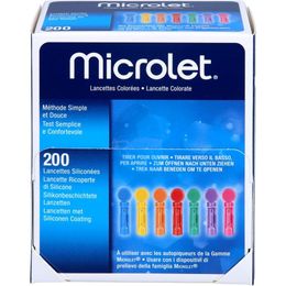 EMRA-MED Arzneimittel GmbH Microlet Lanzetten farbig 200 St