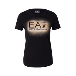 EA7 Emporio Armani T-Shirt Damen Gr&ouml;&szlig;e XL nude / schwarz