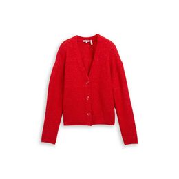 Tom Tailor Denim Strickjacke Damen Gr&ouml;&szlig;e XXL rot
