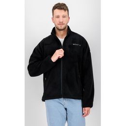 Deproc Fleece Jacket 'WAWA BAY' male Black size 6XL