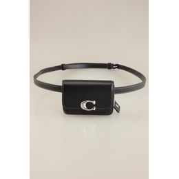 Coach Handtasche klein Leder Damen Gr&ouml;&szlig;e One Size Second Hand schwarz