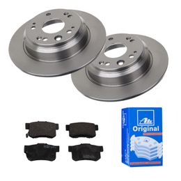 ATE Bremsensatz, Scheibenbremse 1420-22835 hinten rechts links voll 282mm f&uuml;r HONDA 43022-SP0-E01 43022-SJF-E00 43022-S7S-010