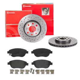 Brembo Bremsensatz-Vorderachse XTRA LINE / STANDARD SK8K0F6LG5 Bremsensatz, Scheibenbremse vorne rechts links Gelocht/innenbel. 257mm f&uuml;r GENERAL MOTO