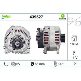 Valeo Generator NEW ORIGINAL PART 14V 180A f&uuml;r VW AUDI (FAW) 06C903016J 6C903016HX 059903015R 439527