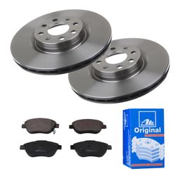 ATE Bremsensatz, Scheibenbremse 1420-22544 vorne rechts links bel&uuml;ftet 284mm f&uuml;r FIAT VAUXHALL OPEL 1605354 77366534 93169175