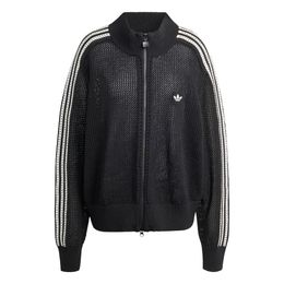 adidas originals Knit Cardigan 'Firebird' female Black size 1x