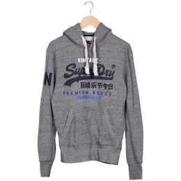 Superdry Kapuzenpullover Herren Größe S Second Hand grau