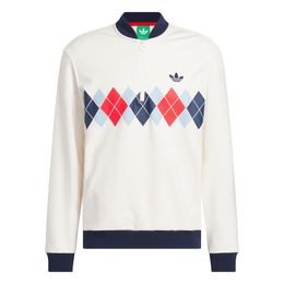 adidas Performance Sportsweatshirt Herren Größe M navy / hellblau / rot / weiß