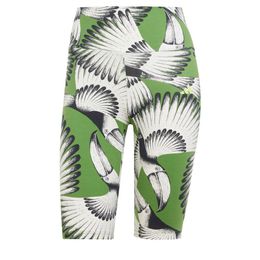 adidas Sportswear Sportshorts 'Adidas x Farm' Damen Gr&ouml;&szlig;e 5XL/6XL kiwi / schwarz / wei&szlig;