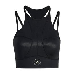 adidas by Stella McCartney Sport-BH 'Training Micro Dot Crop' Damen Größe XXXL/4XL schwarz / weiß
