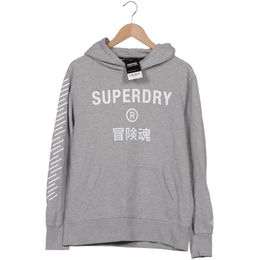 Superdry Kapuzenpullover Herren Größe L Second Hand grau