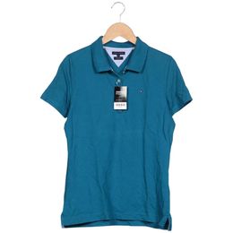 Tommy Hilfiger Poloshirt Damen Gr&ouml;&szlig;e L Second Hand t&uuml;rkis