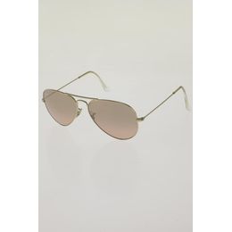 Ray-Ban Sonnenbrille Damen Gr&ouml;&szlig;e One Size Second Hand gold