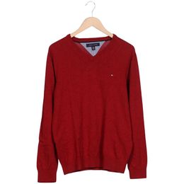 Tommy Hilfiger Pullover Herren Gr&ouml;&szlig;e L Second Hand rot