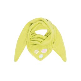 Cartoon Winterschal mit Applikation in Neon Yellow | Gr.: onesize