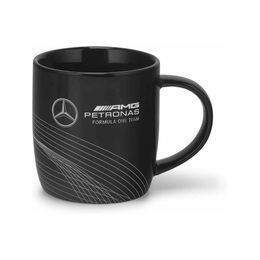 Mercedes Benz Mercedes-Benz MERCEDES AMG PETRONAS F1 Logo-Becher Schwarz 350 ml Kaffeetasse | Gr.: onesize