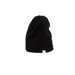 CASH-MERE.CH Bio Wendebeanie in Schwarz und Hellgrau | Gr.: onesize