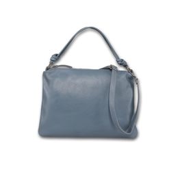 Leder Schultertasche Toscanto Tasche blau ca. 37cm | Gr.: onesize