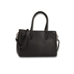 Leder Handtasche Toscanto Tasche schwarz ca. 35cm | Gr.: onesize