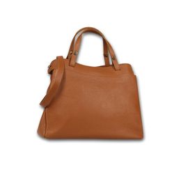 Leder Handtasche Toscanto Tasche hellbraun ca. 31cm | Gr.: onesize