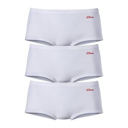 s.Oliver Baumwoll-Panty Damen Gr&ouml;&szlig;e XL wei&szlig;