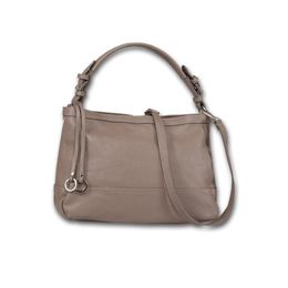 Leder Schultertasche Toscanto Tasche grau ca. 38cm | Gr.: onesize