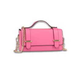 Leder Handtasche Toscanto Tasche fuchsia, rosa ca. 19cm | Gr.: onesize
