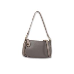 Leder Schultertasche Toscanto Tasche grau ca. 27cm | Gr.: onesize