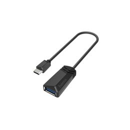 Hama USB-C-Stecker - USB-Buchse in Schwarz | Gr.: onesize