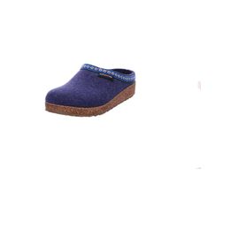 Haflinger Hausschuh in blau | Gr.: 40