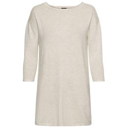 Laura Scott Longpullover in beige meliert | Gr.: 46