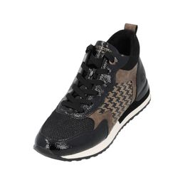 Remonte Schn&uuml;rschuhe in black/schwarz/brown/leinen/sch | Gr.: 37