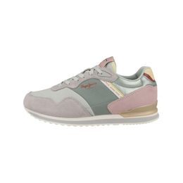 Pepe Jeans Sneaker low London Print in hellgrau | Gr.: 41