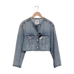Zara Jacke Damen Gr&ouml;&szlig;e M Second Hand hellblau