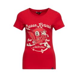 Queen Kerosin T-Shirt Beep Beep in rot | Gr.: XS