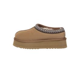 EVERAU Australia Leder Hausschuhe - Wonga in Kastanie | Gr.: 42
