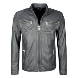 Maze Lederjacke Flint in grau | Gr.: XXL