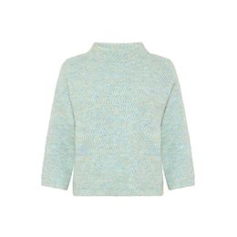 Cartoon Strickpullover mit Stehkragen in Light Blue/Cream | Gr.: 34