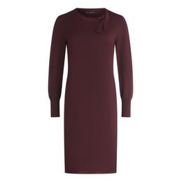Betty Barclay Strickkleid mit Schleifenknoten in Dark Aubergine | Gr.: 38
